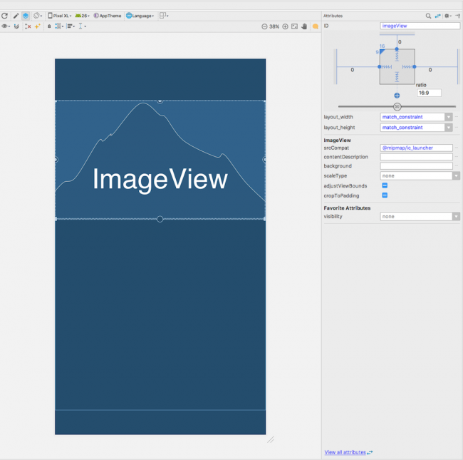 Using of ConstraintLayout to set your ImageView in 16:9 ratio – Android & iOS development
